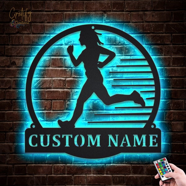 Running Metal Sign - Etsy