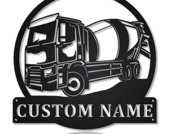 Cement Mixer Sign - Etsy