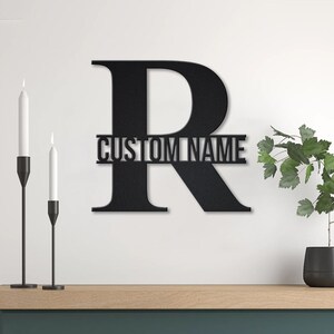 Alphabet R Metal Sign LED Lights, Custom Alphabet Metal Sign, Alphabet ...