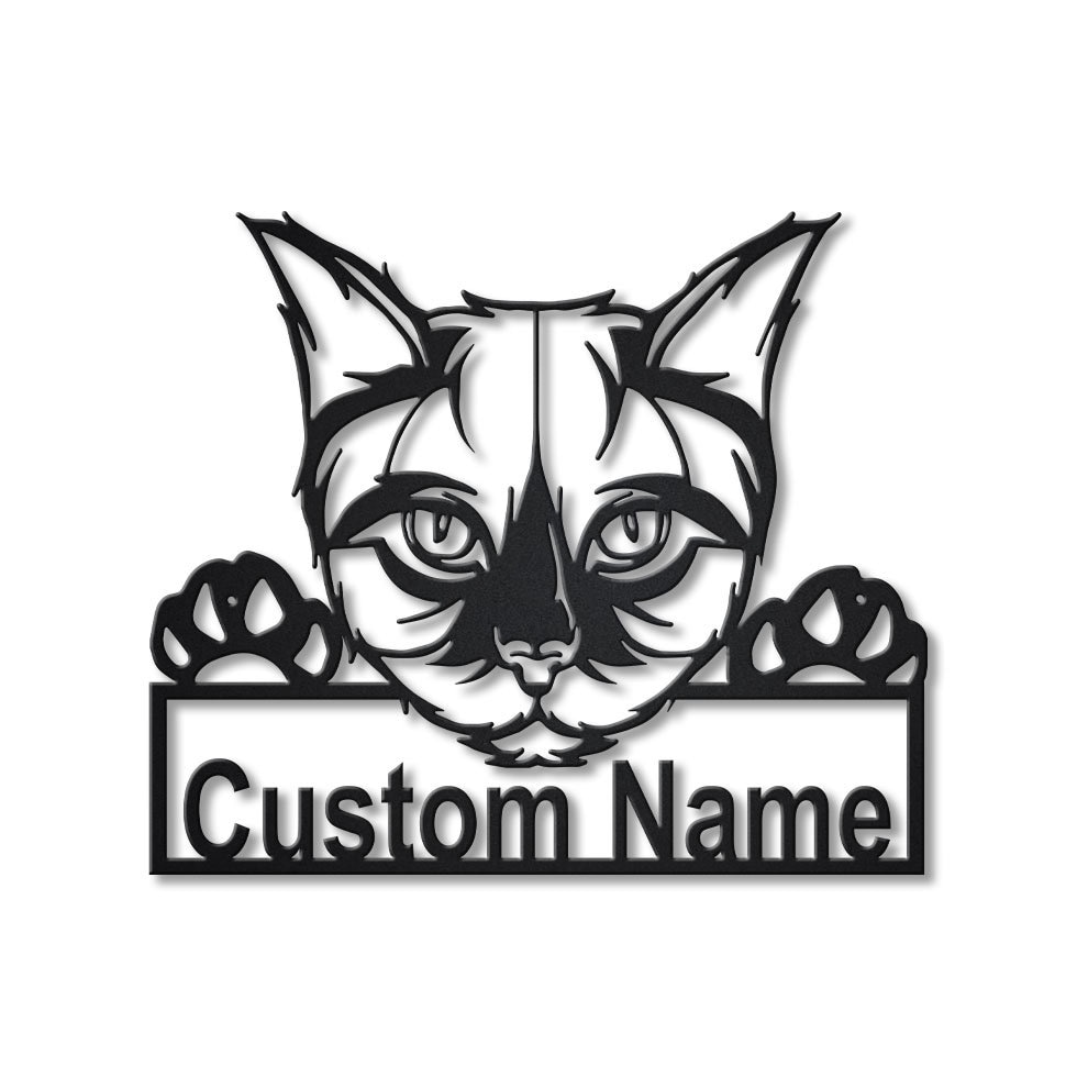 Personalized Main Coon Cat Metal Sign With LED Lights | Custom Main ...