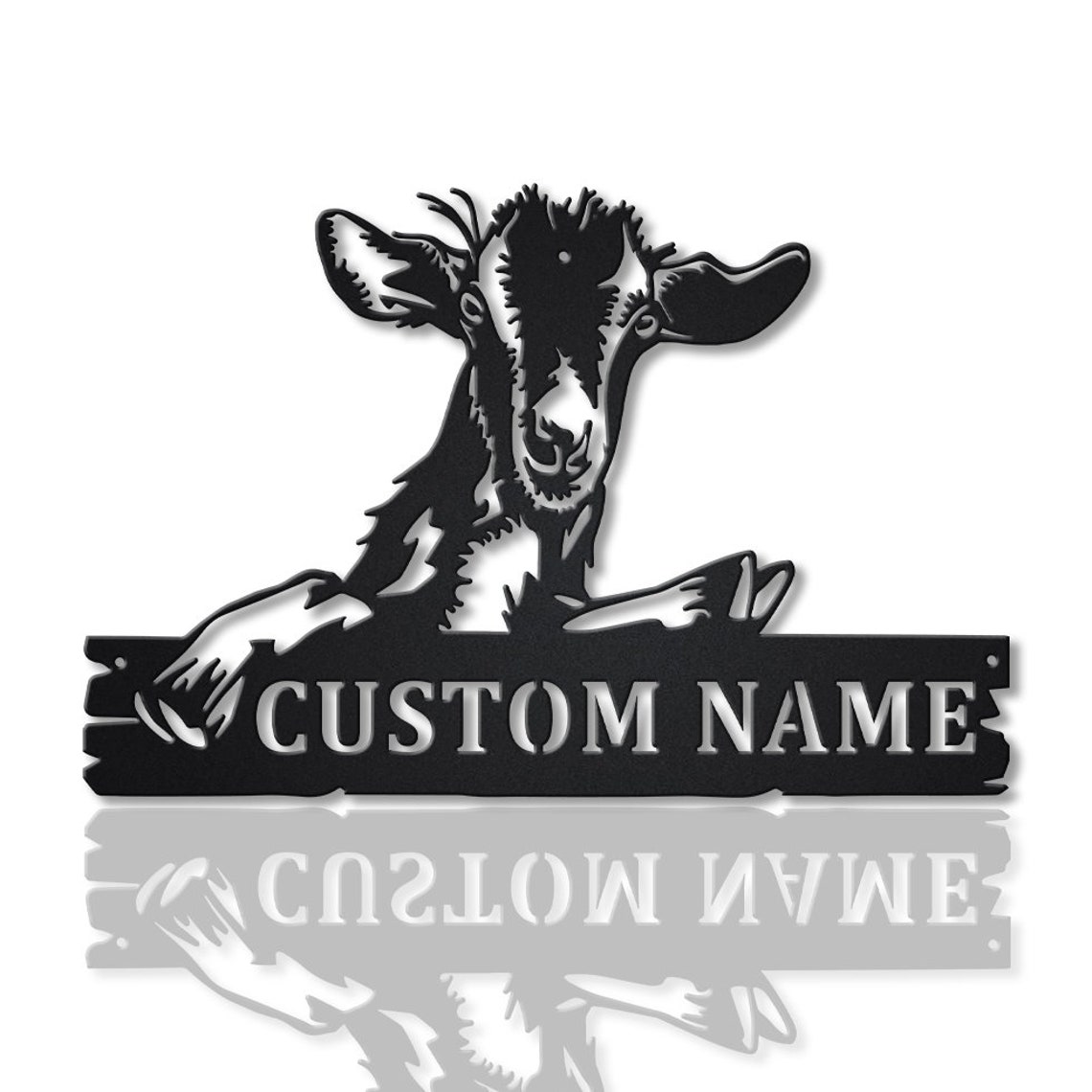Custom Goat Farm Monogram Metal Sign Art V2 Personalized - Etsy