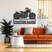 Choper Motorcycle Metal Sign With Lights,personalized Motorbike Biker ...