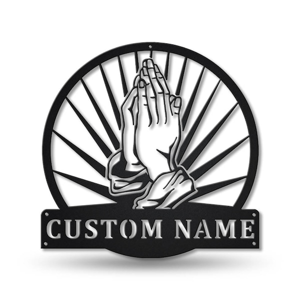 Prayer Hands Sign - Etsy