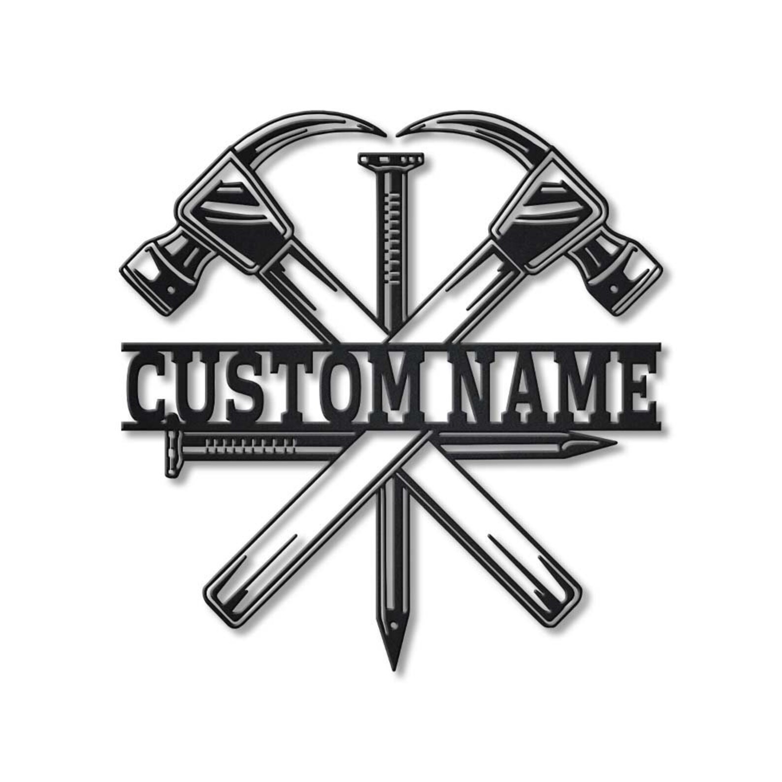 Custom Carpenter Metal Sign Art V3, Personalized Carpenter Metal Sign ...