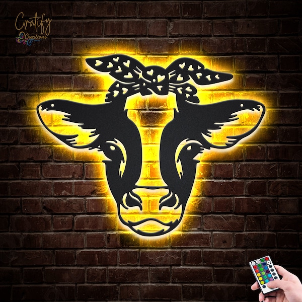 Cow Led Light - Etsy