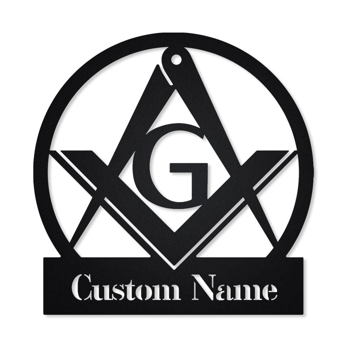 Masonic Freemasonry Monogram Metal Wall Sign Masonic Metal - Etsy UK
