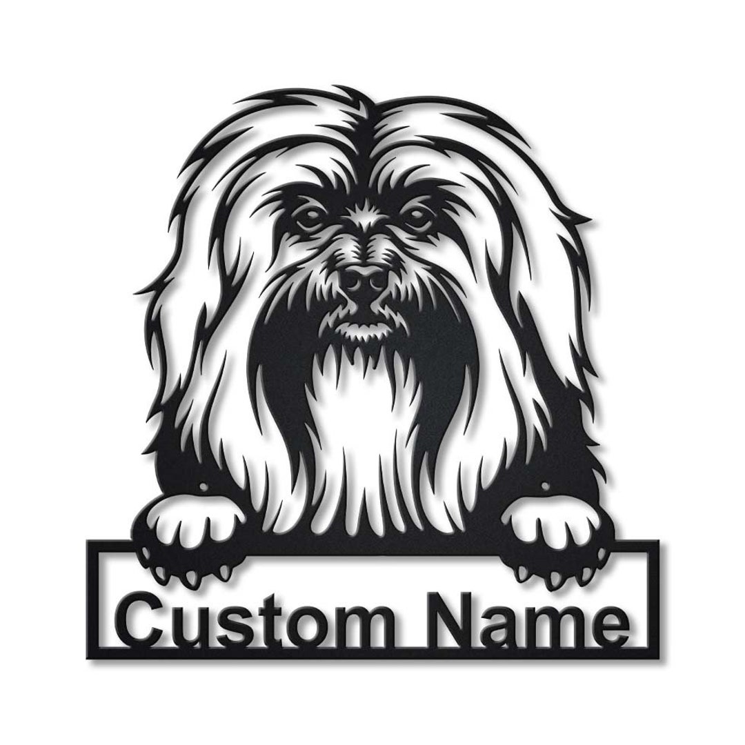 Custom Havanese Dog Metal Sign Art, Personalized Havanese Dog Metal ...