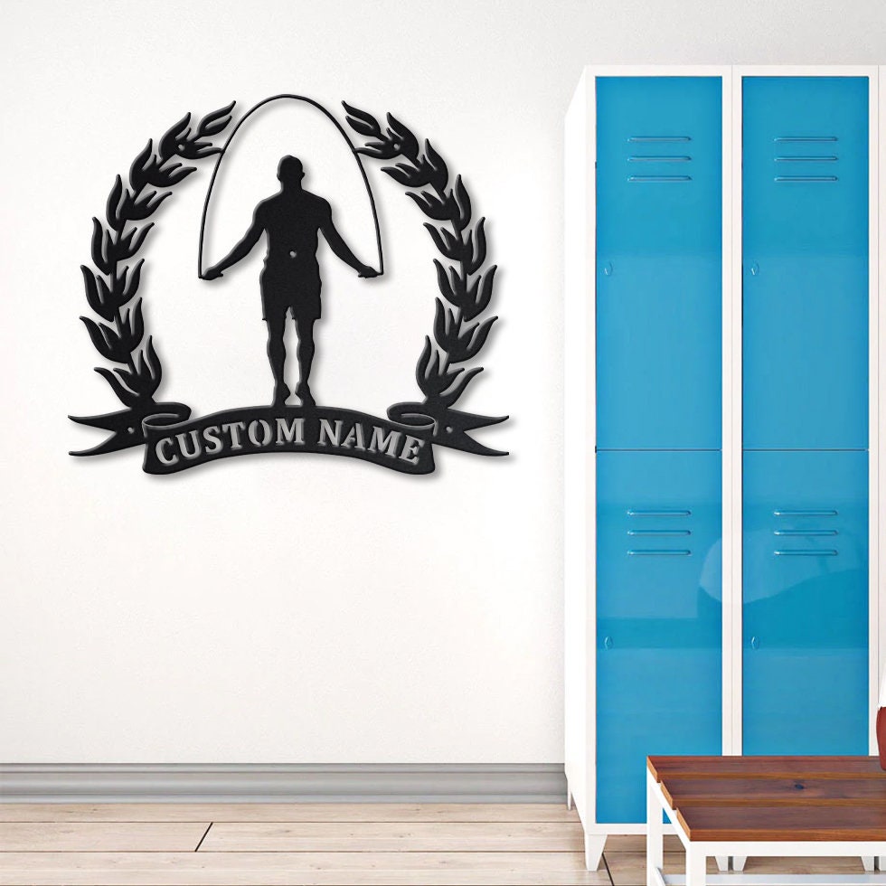 Gym Exercise Metal Wall Art LED Lights V2 Custom Bodybuilding - Etsy