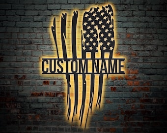 American Flag Led - Etsy