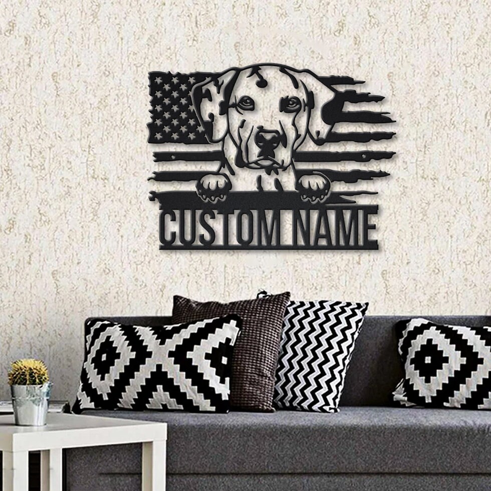 Personalized US Dalmatian Dog Metal Sign With LED Lights, Custom ...