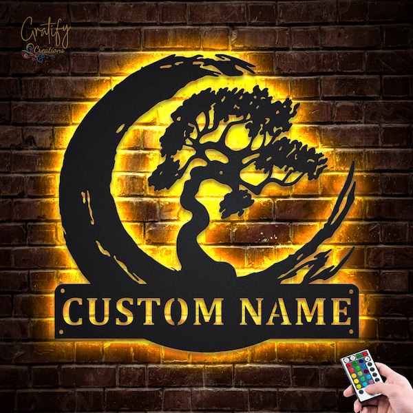 Metal Bonsai Tree - Etsy