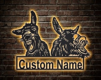 Custom Donkey Sign - Etsy