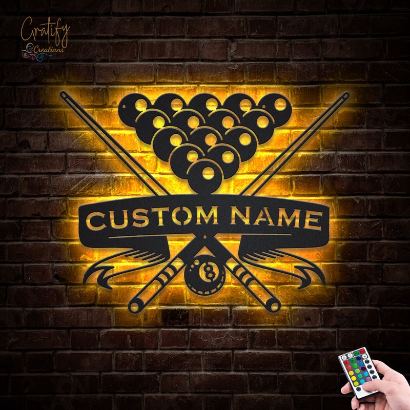 Billiards Wall Art - Etsy