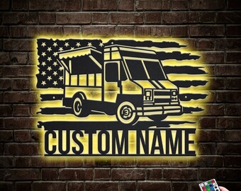Ice Cream Truck Sign Custom - Etsy