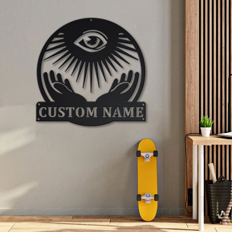 Masonic Freemason Metal Wall Art LED Lights V4, Custom Masonic Metal ...