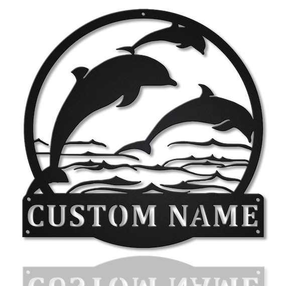 Dolphin Personalized Sign
