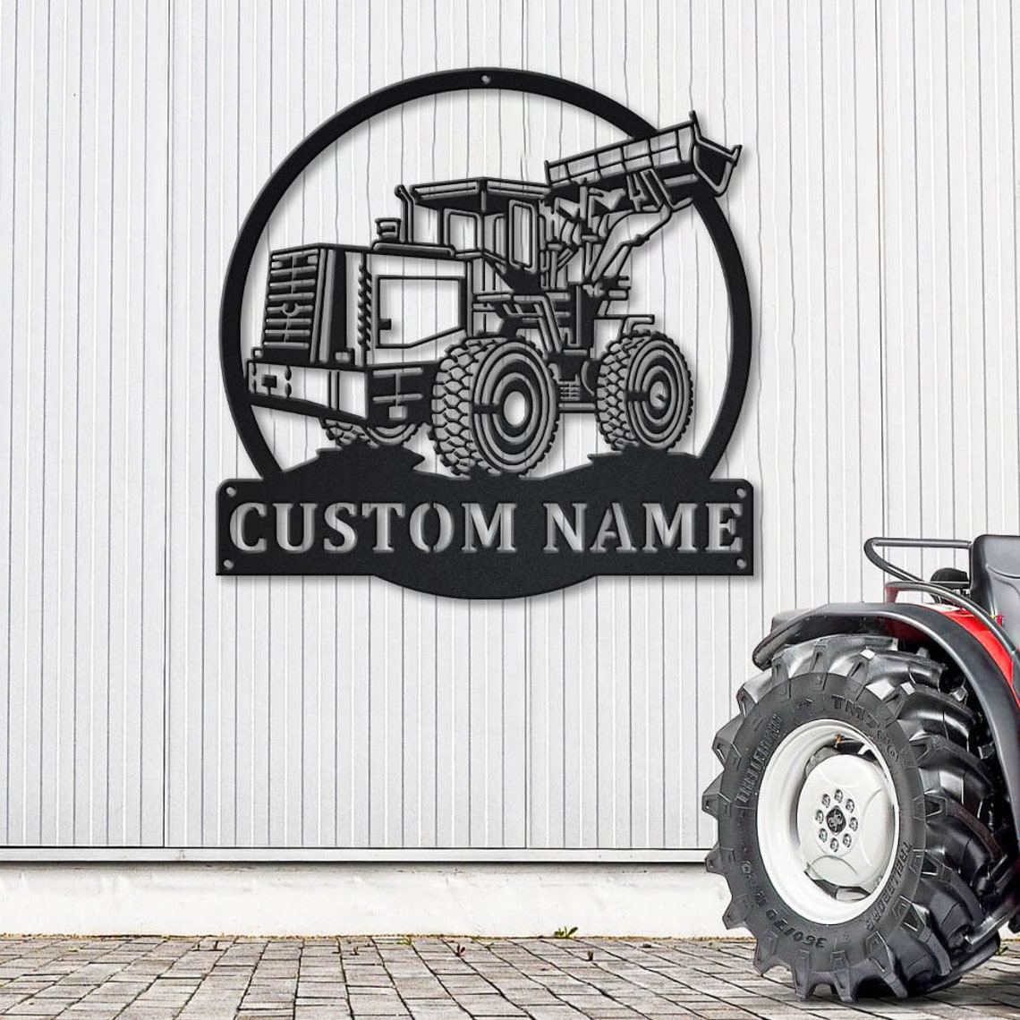 Personalized Loader Bulldozer Monogram Metal Sign Art Custom - Etsy