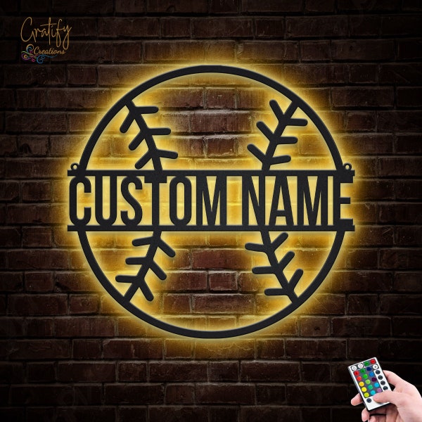 Baseball Metal Sign - Etsy