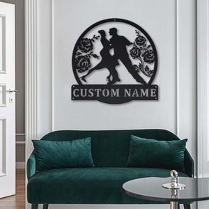 Ballroom Dancing Metal Sign LED Lights V5, Custom Ballroom Dancing ...