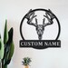 Animal Skull Metal Wall Art LED Lights V3, Custom Animal Skull Metal ...