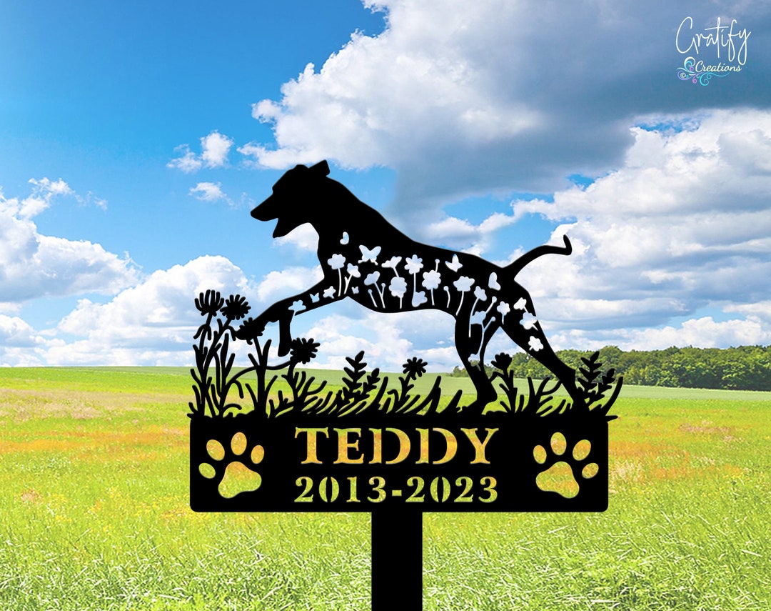 Rhodesian Ridgebacks Dog Sign Custom Dog Memorial Stake, Metal Stake ...