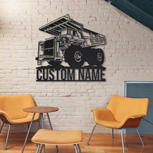 Mining Car Metal Sign With LED Lights, Custom Mining Car Metal Signs ...