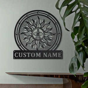 Masonic Freemason Metal Wall Art LED Lights V2, Custom Masonic Metal ...