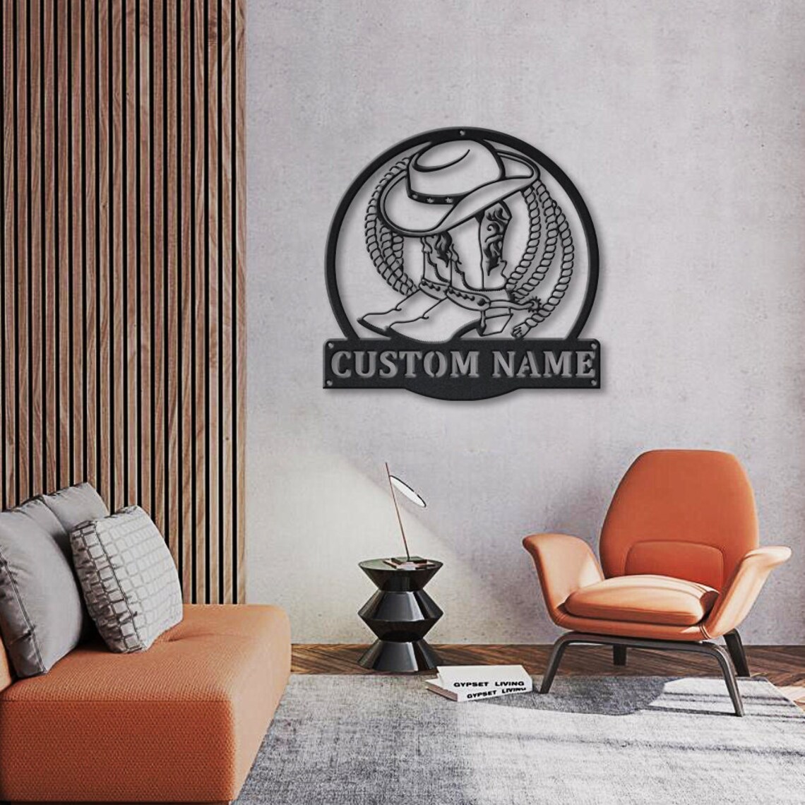 Cowboy Boots Metal Sign LED Lights V3, Custom Cowboy Boots Metal Sign ...