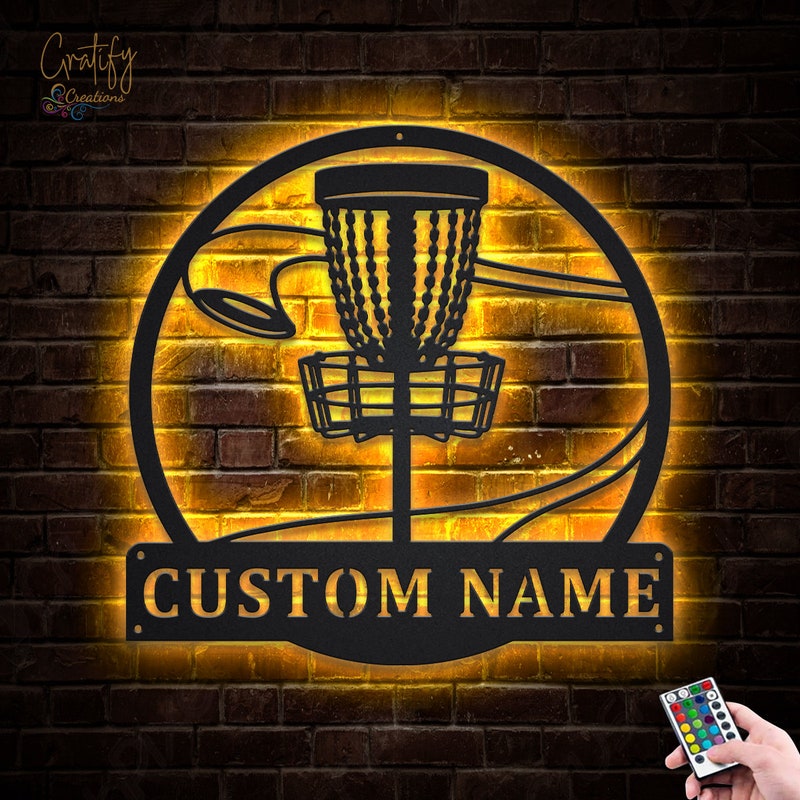 Round Metal Disc Frame - Etsy