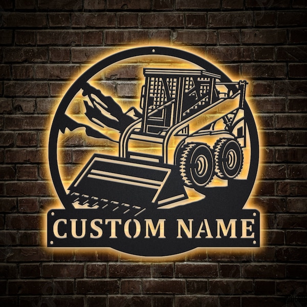 Skid Steer Loader Sign - Etsy