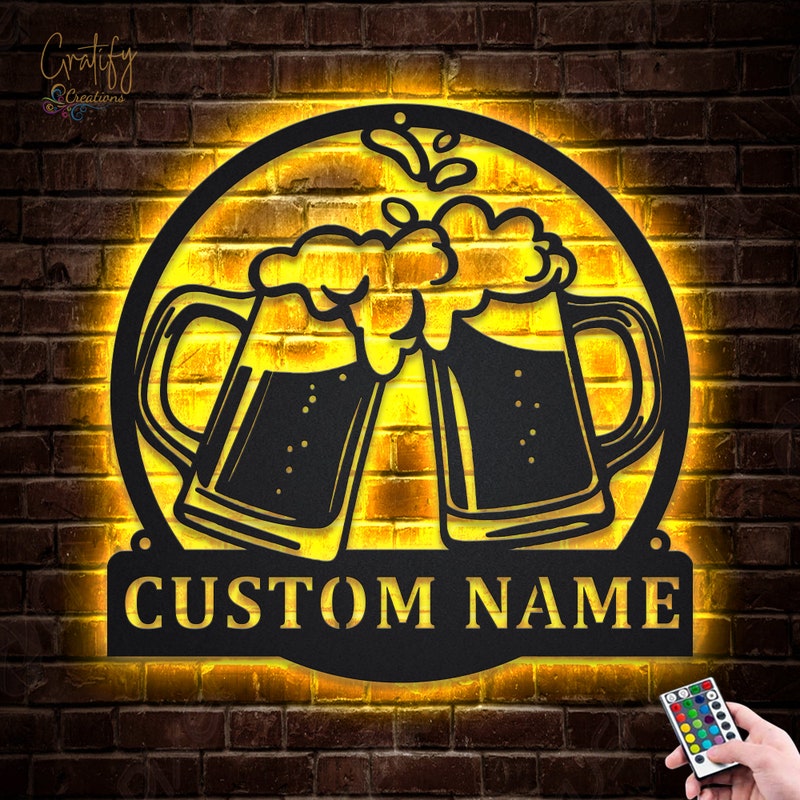 Neon Beer Signs - Etsy