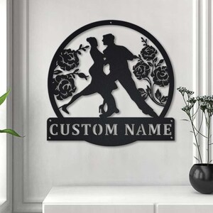 Ballroom Dancing Metal Sign LED Lights V5, Custom Ballroom Dancing ...