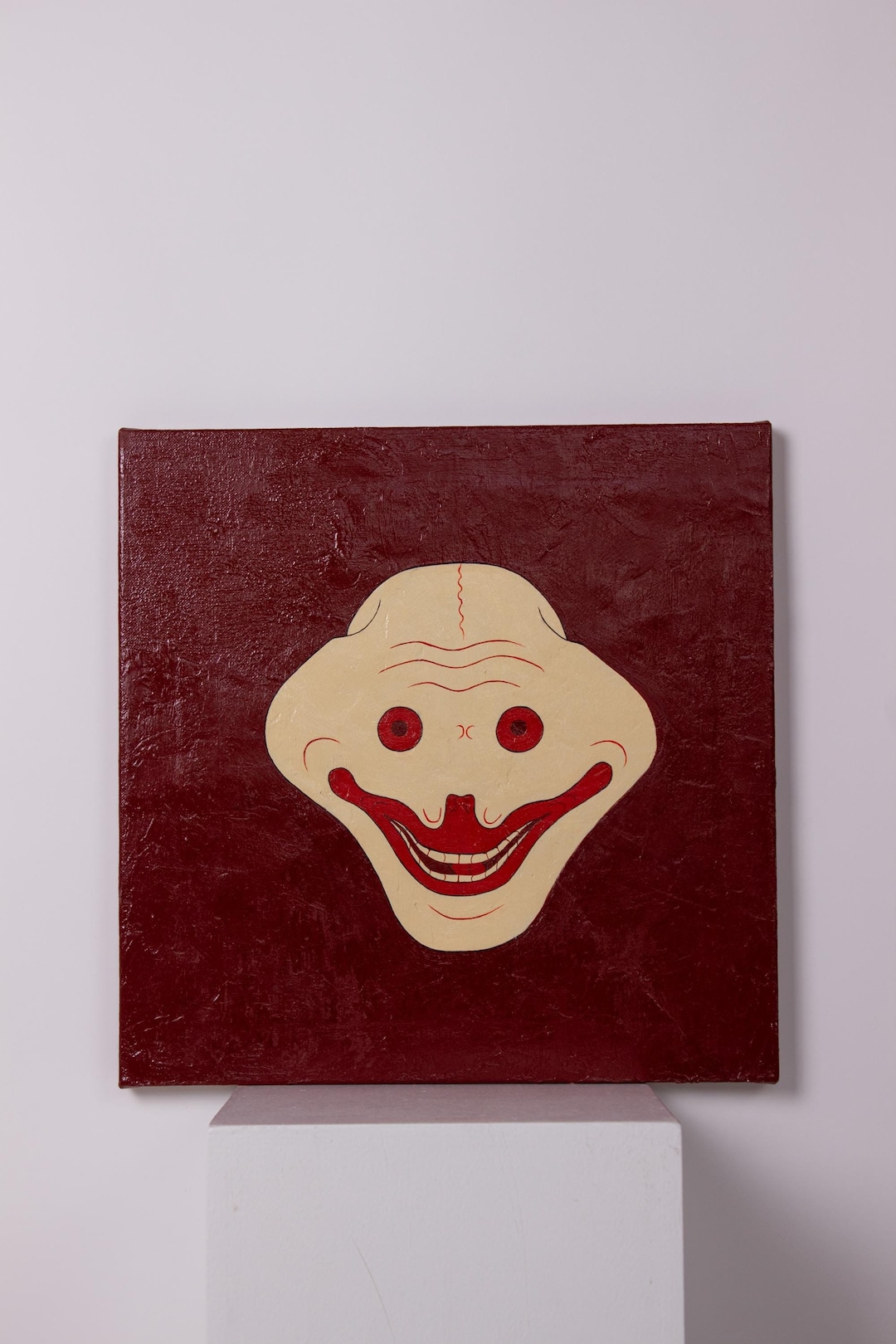 Tibetan Citipati Skull Buddhist Art on Canvas, Hand-painted Spiritual ...