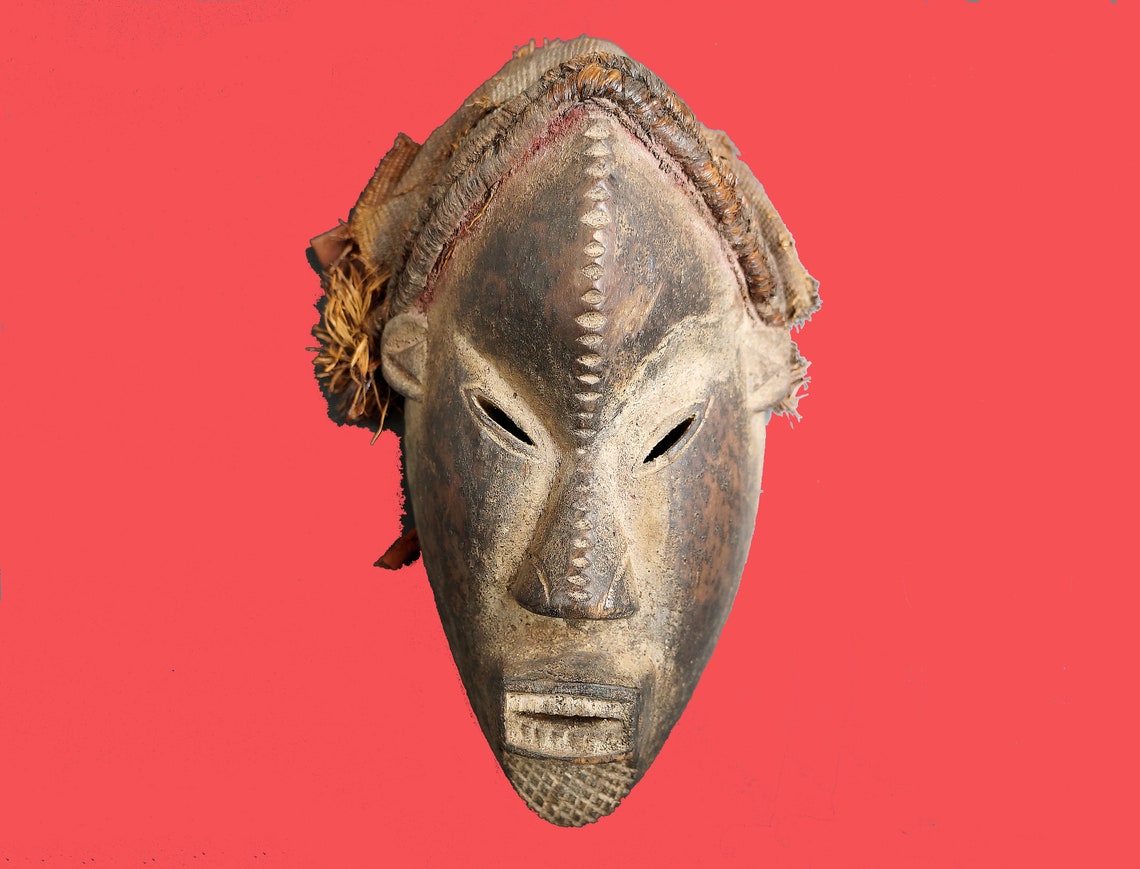 Bakongo Vintage African Mask Art - Etsy