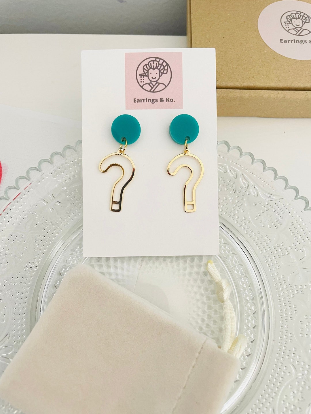 Quirky Cool & Fun Question Mark Symbol Earrings - Etsy