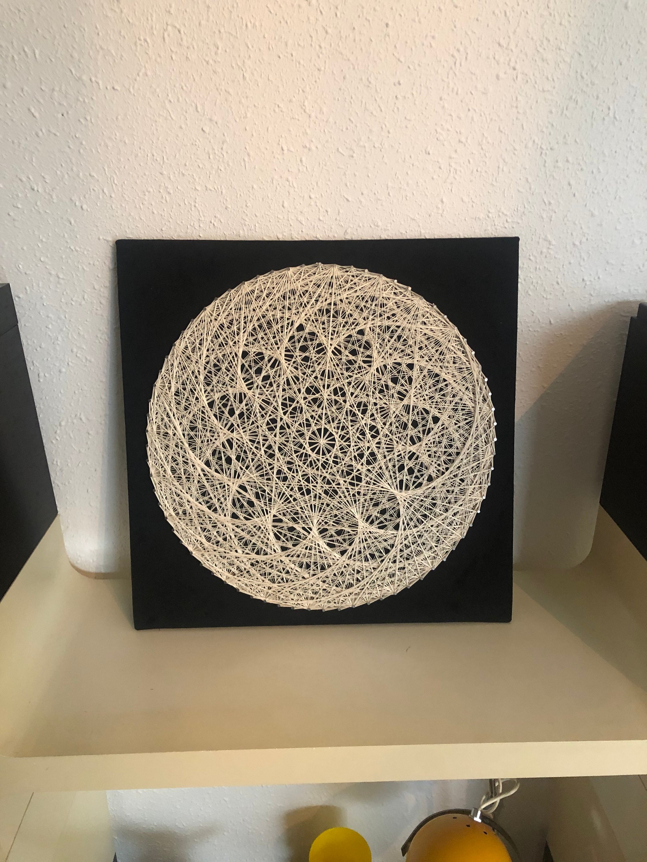 String art stretched wire frame | Etsy