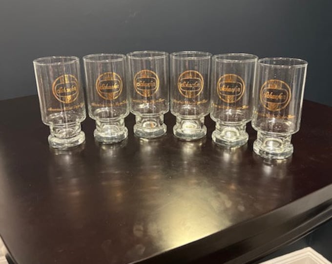 6, New Old Stock Vintage Schaefer Beer Glasses 6 New in Box Set 2 - Etsy