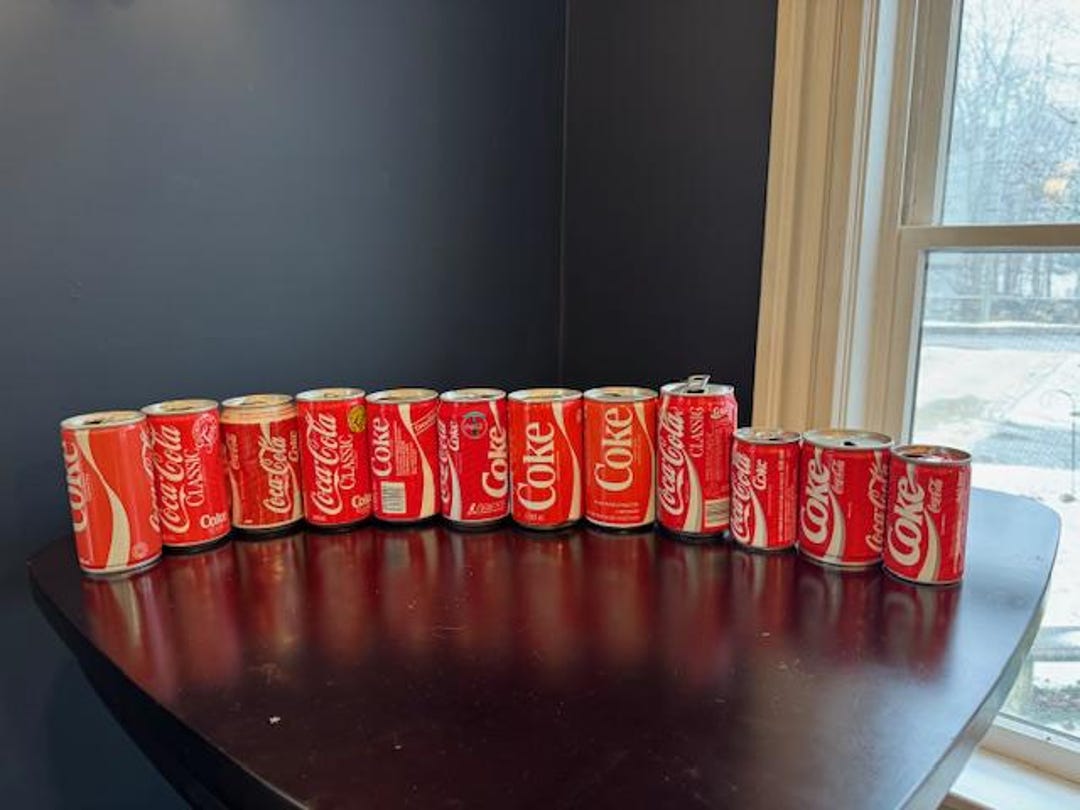 Coke Collectors! 12, Vintage Coke Cans - Lot #3 - Etsy