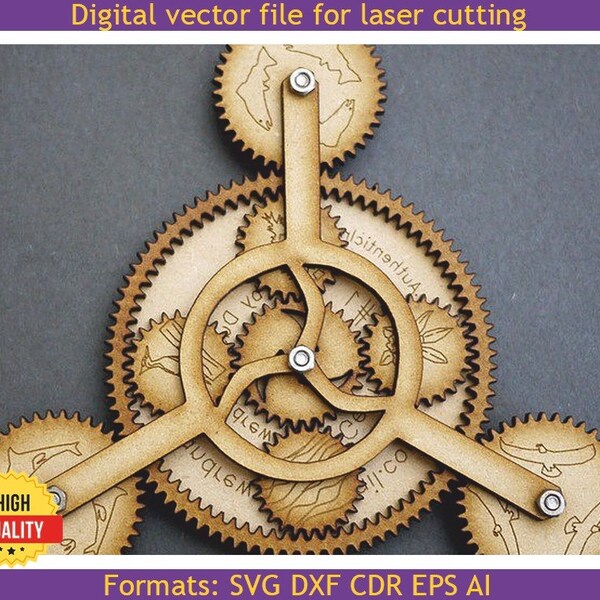 Laser Cut Mechanical Svg - Etsy