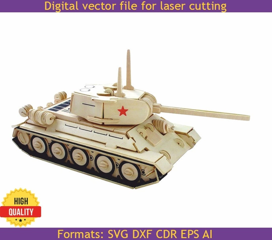 Tank. Cnc Files DXF CDR Dxf Files for Cnc Laser Cut Files - Etsy Canada