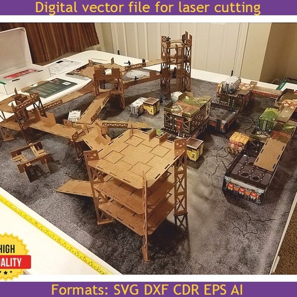 Laser Cut Terrain - Etsy