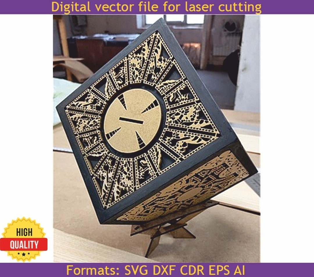 Decorative Donation Box. Vector Dxf Cdrsvg for CNC Vector - Etsy