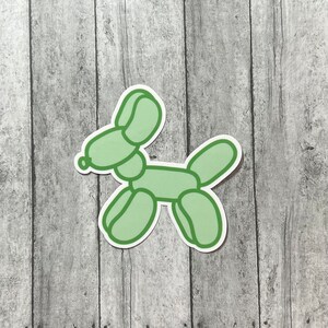 Balloon Dog Sticker, Water Bottle Sticker, Kindle Sticker, Laptop ...