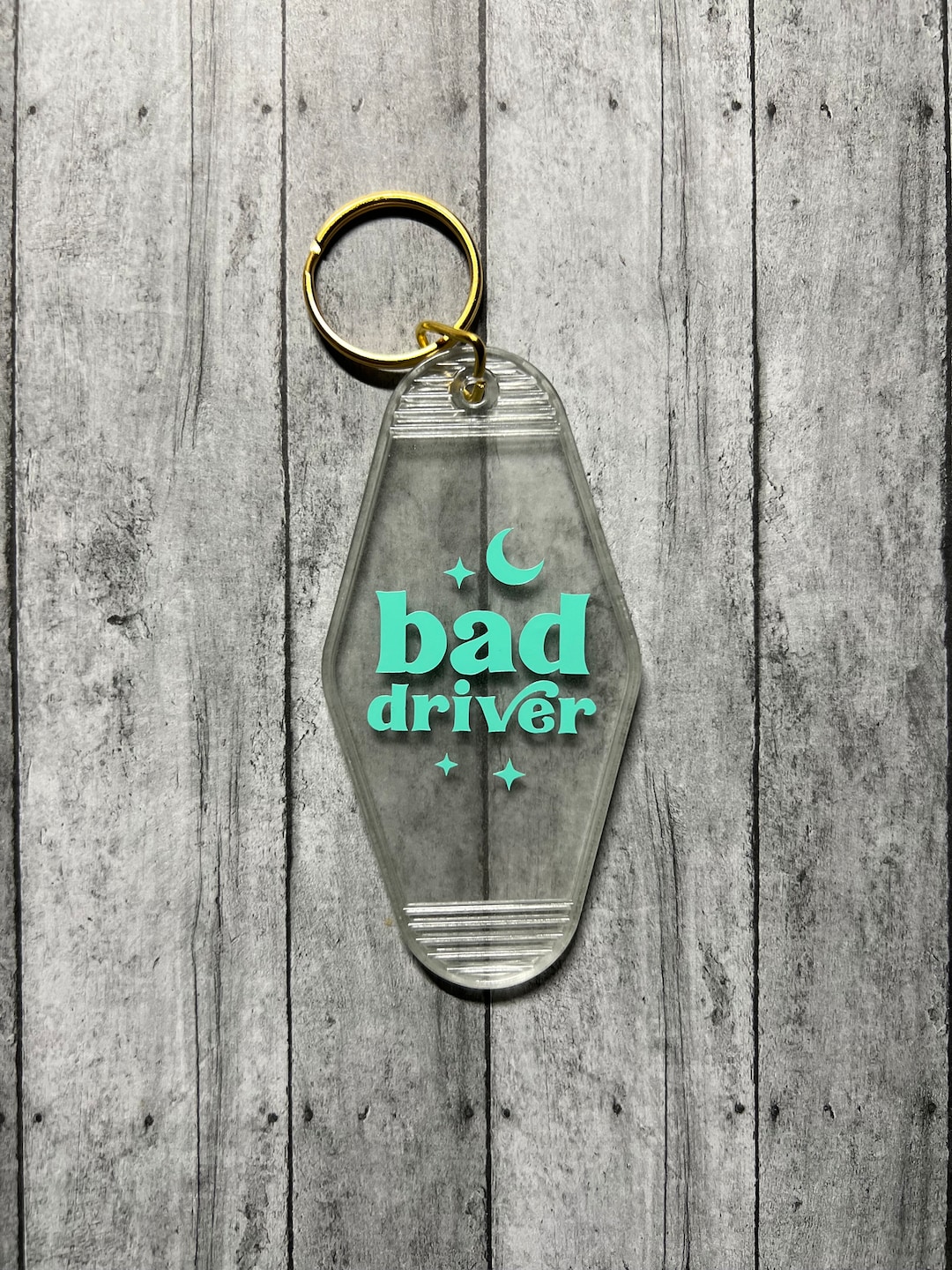 Bad Driver Motel Keychains, Funny Keychains, Car Keychain, Personalized ...