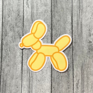 Balloon Dog Sticker, Water Bottle Sticker, Kindle Sticker, Laptop ...