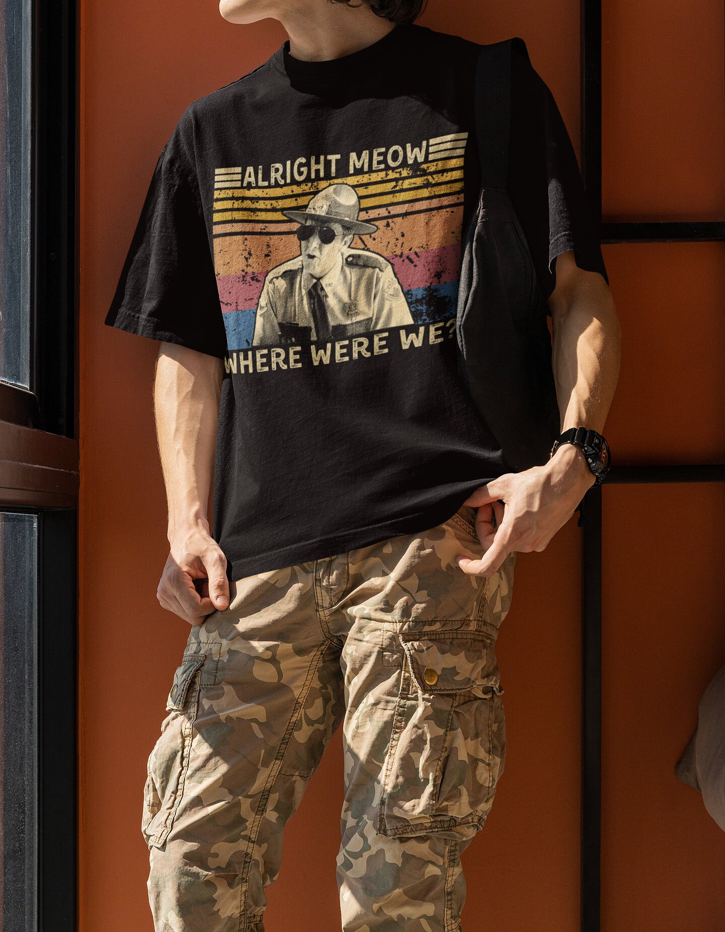 Alright Meow Where Were We Vintage T Shirt Hoodie - Etsy