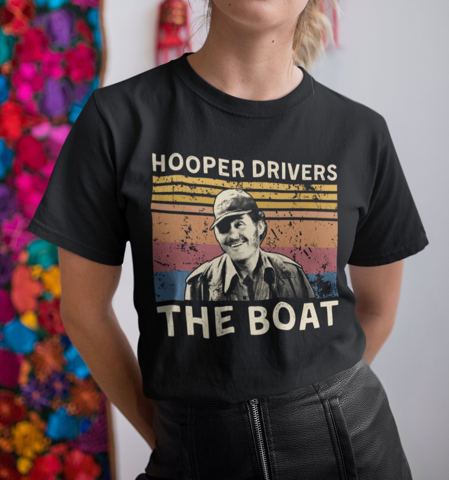 Hooper Drives the Boat Vintage T Shirt Hoodie Sweatshirts - Etsy