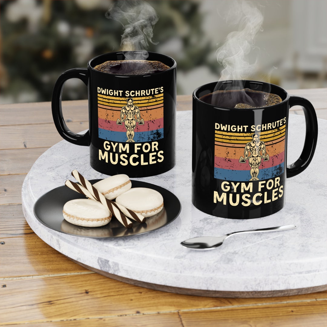 Dwight Schrute Gym for Muscles Vintage Mug, Cup-tea Mug, Gift Mug - Etsy