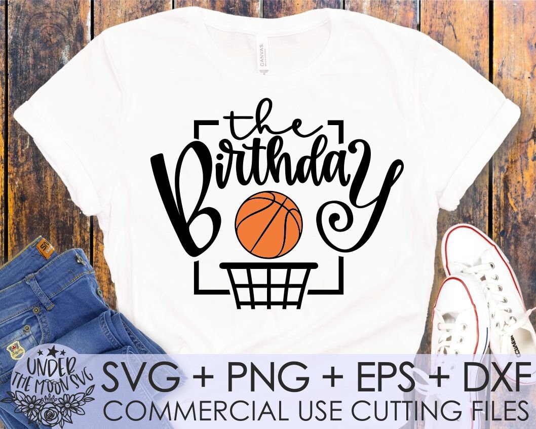 Sports Birthday Svg the Birthday Boy Basketball Svg - Etsy
