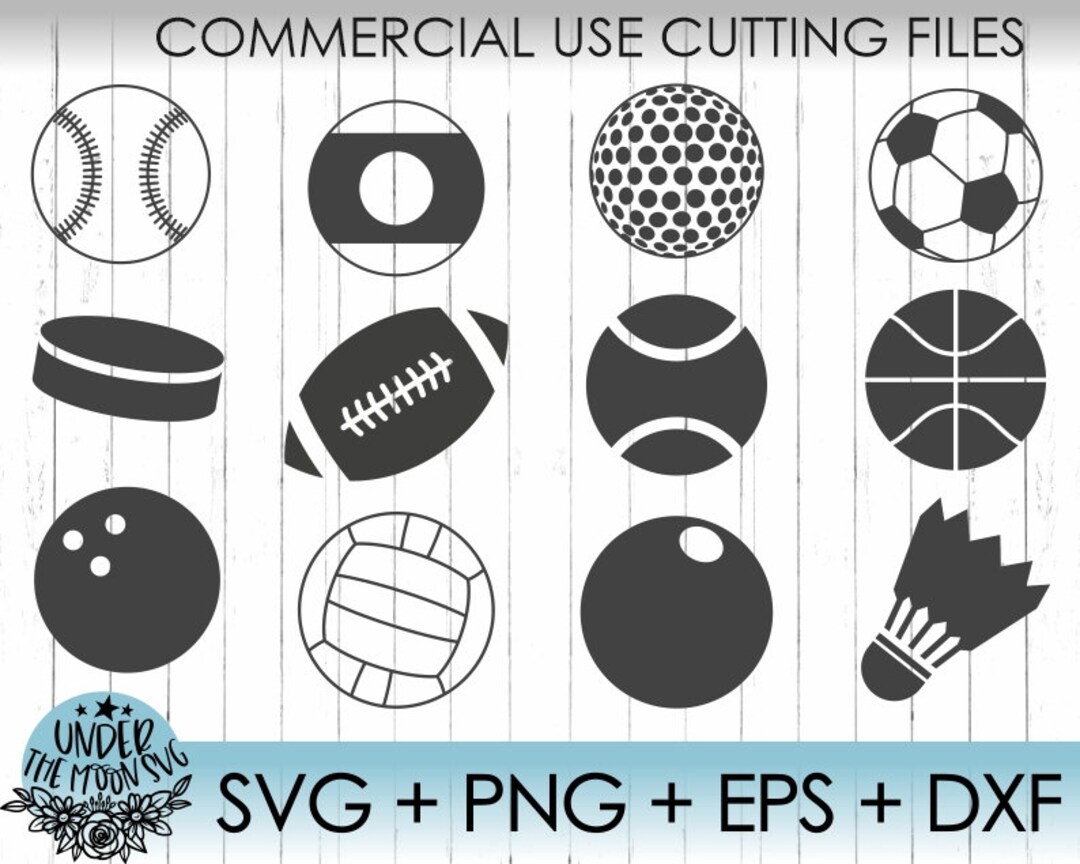Sport Ball SVG- Sport Bundle SVG, Balls Clipart, Balls Clip Art, Sport ...
